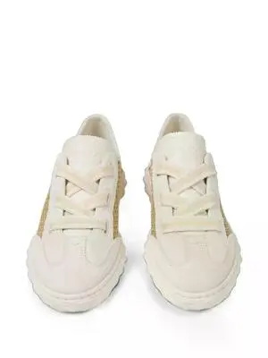 JIMMY CHOO Diamond Light Flex Mesh Sneakers - Neutrals