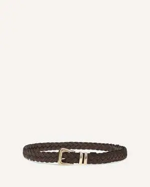 Brunello Cucinelli Woven Leather Belt