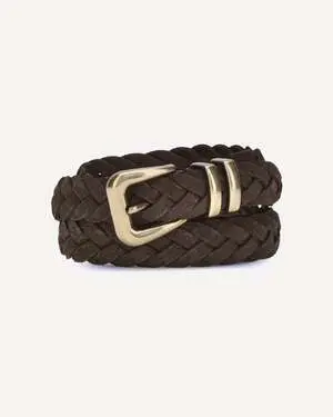Brunello Cucinelli Woven Leather Belt