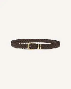 Brunello Cucinelli Woven Leather Belt