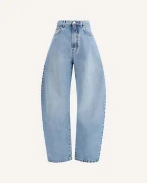 Alaïa Rounded Denim Trousers