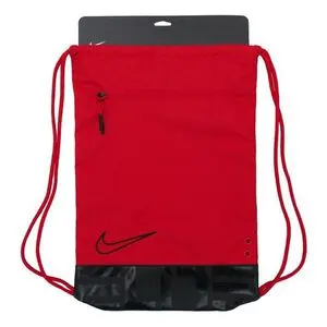 Nike Gym Sports Drawstring Bag - Blackred