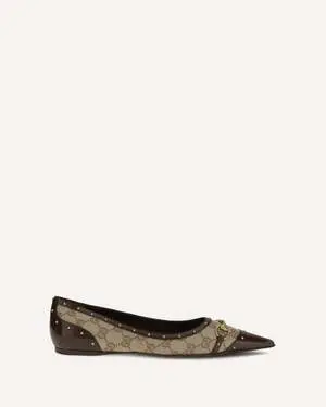 Gucci Savoy Ballerinas - Beige
