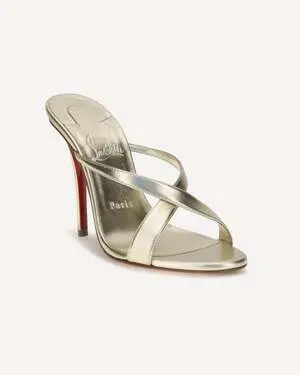 CHRISTIAN LOUBOUTIN Mulazee Cross Mule Sandals