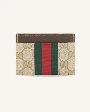 Gucci Web Horsebit Card Holder