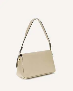 Tory Burch Small Charlie Shoulder Bag - Cream