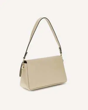 Tory Burch Small Charlie Shoulder Bag - Cream