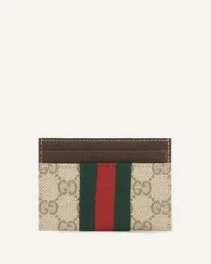 Gucci Card Holder With Web Stripe