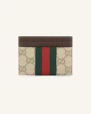 Gucci Card Holder With Web Stripe