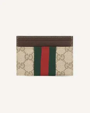 Gucci Card Holder With Web Stripe