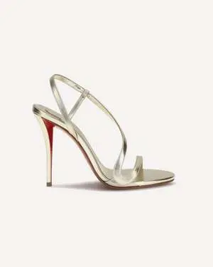 CHRISTIAN LOUBOUTIN Rosa Z Metallic Sandals