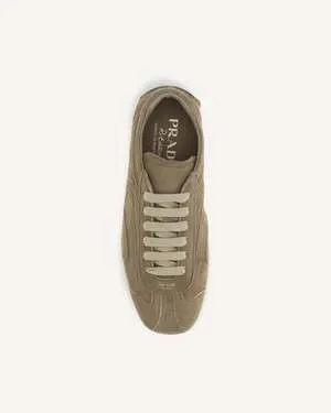 Prada Monte Carlo Re-edition 200 Suede Sneakers - Brown