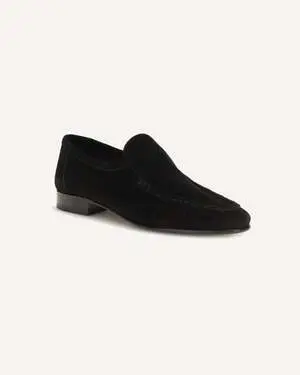 THE ROW Two Loafers - Black
