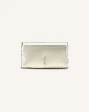 CHRISTIAN LOUBOUTIN Bettina Clutch In Laminated Leather