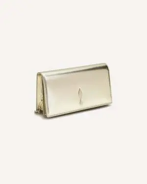 CHRISTIAN LOUBOUTIN Bettina Clutch In Laminated Leather