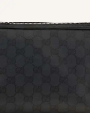 Gucci Small Essence Classic Pouch In Gg Coated Fabric