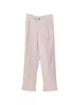 Brioni Silk Drawstring Trousers - Pink