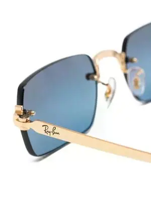 Ray-ban Rimless Rectangle-frame Sunglasses