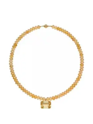 JENNIFER BEHR Sidonie Beaded Necklace - Gold