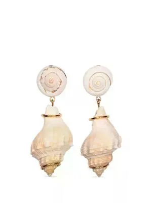 JENNIFER BEHR Pernella Shell-drop Earrings