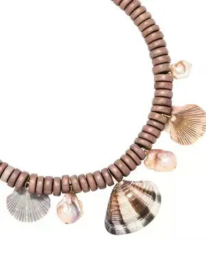 JENNIFER BEHR Madeira Shell Pendant Necklace