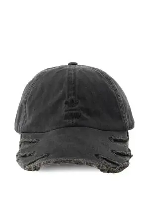 Adidas Distressed Effect Logo Baseball Cap - Grey