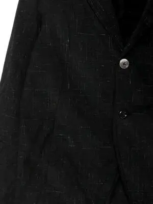 Undercover Slub-texture Notched-lapels Blazer