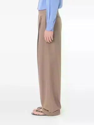 Valentino Garavani Cuffed Wool Trousers