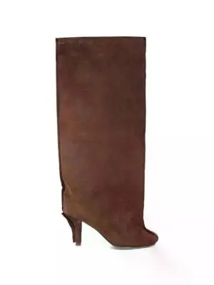 MAISON MARGIELA Anatomic Suede Boots - Brown