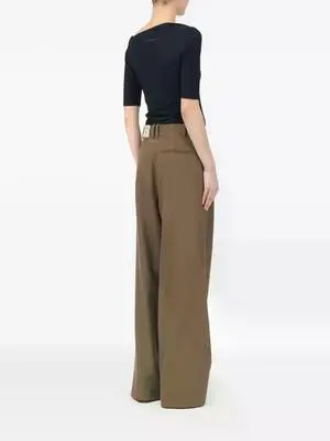 MAISON MARGIELA Wool-blend Pleated Trousers