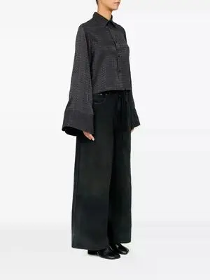 MAISON MARGIELA Viscose Blend Jacquard Shirt