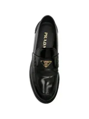Prada Logo-plaque Loafers