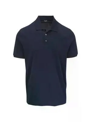 Kiton Short-sleeve Polo Shirt - Blue