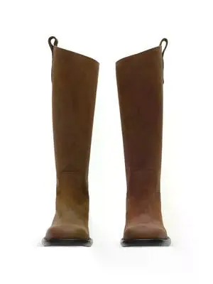 Burberry Suede Cavalier Boots
