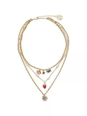 Burberry Multi-charm Layered Necklace
