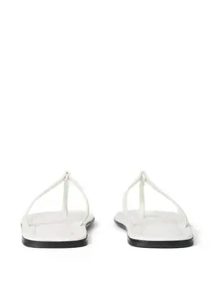 TOTEME Squared-toe T-strap Flat Sandals