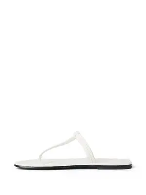 TOTEME Squared-toe T-strap Flat Sandals