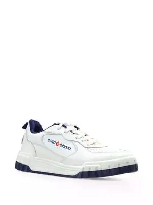 Casablanca Logo-patch Leather Sneakers