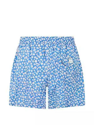 Fedeli Floral-print Swim Shorts