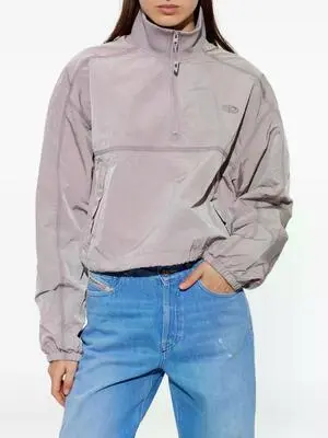 DIESEL® G-anock Logo-patch Half-zip Jacket