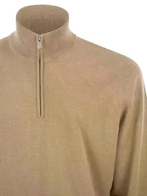 Brunello Cucinelli Zip-up Cashmere Sweater