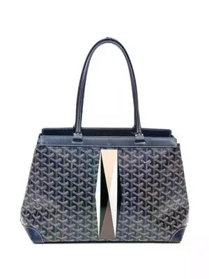 Goyard Pm Bellechasse Biaude Tote Bag - Blue