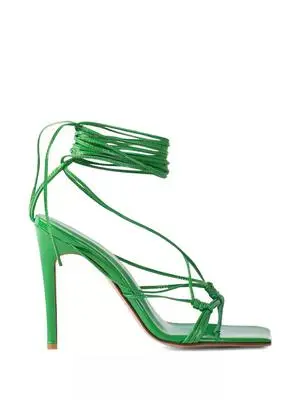 ANDREA WAZEN Mandaloun Heeled Sandals - Green
