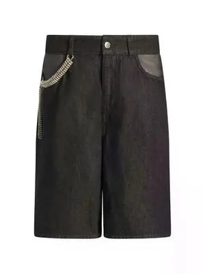 CIRCUS HOTEL Embellished Denim Shorts