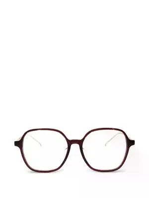 JIMMY CHOO Logo-detail Glasses - Brown