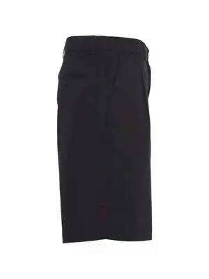AMARANTO Pleated Shorts With Belt Loops