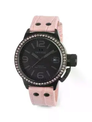 TW STEEL Canteen Crystal-embellished Watch
