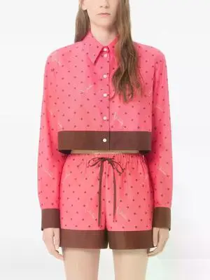 Valentino Garavani Starry Signature Muslin Shirt
