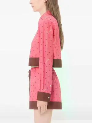 Valentino Garavani Starry Signature Muslin Shirt