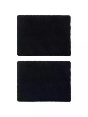 EA7 Logo Print Wristbands Set Of Two